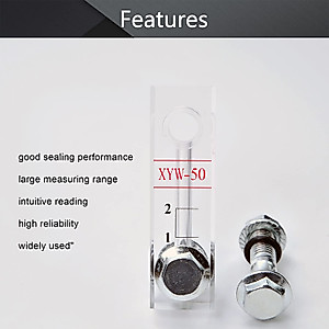 Othmro XYW-50 Flowmeter Acrylic plexiglass Level Gauge Oil Level Gauge Water Level Gauge 1pcs