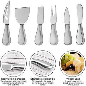 WANGXINYI Cheese Knives Set Stainless Steel Cheese Knives