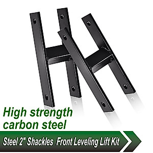 VRracing 2" Leveling Lift Kit Compatible with 1999-2004 Ford F250 F350 4WD Shackles Front Leveling Lift