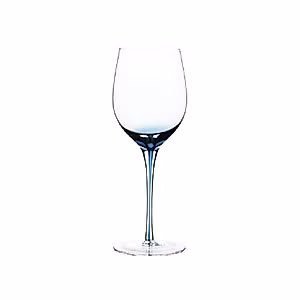 HALAWAKA 2PC Wine Goblet Gradient Colour Crystal Wine Glasses Lead-Free Artificially Blown Crystal Red Wine Glasses Cocktail Glasses Champagne Glasses