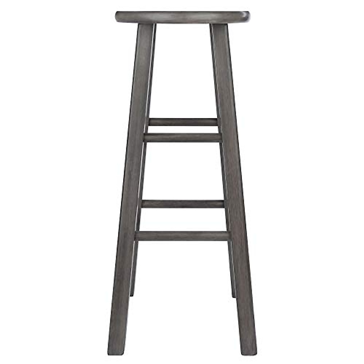 Winsome Ivy Bar Stool, 29", Rustic Gray Finish