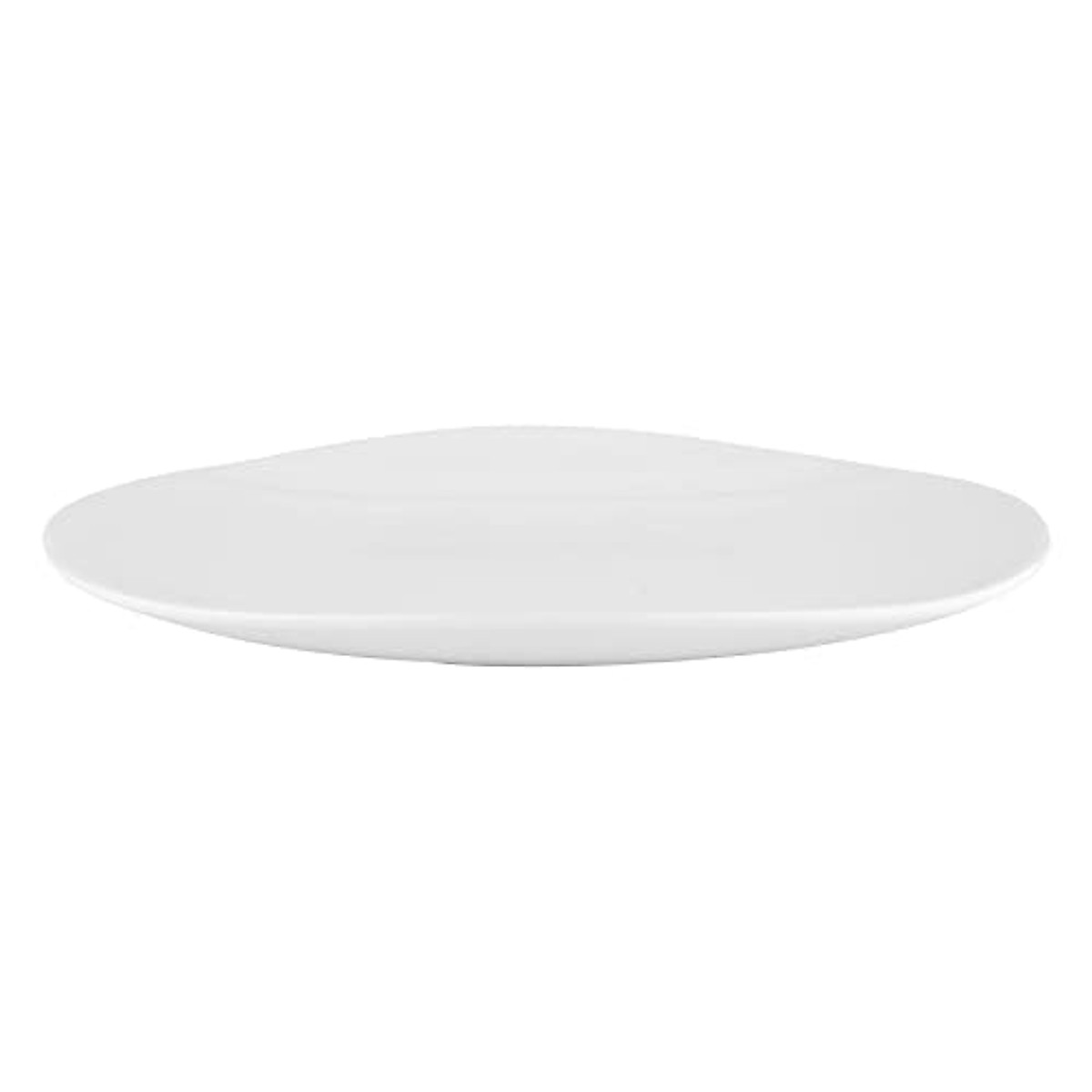 G.E.T. OP-1518-W Heavy-Duty Shatterproof Plastic Oval Melamine Serving Platter, 15" x 11", White