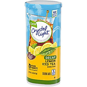Crystal Light Decaffeinated Lemon Iced Tea Drink Mix (6 Pitcher Packets)