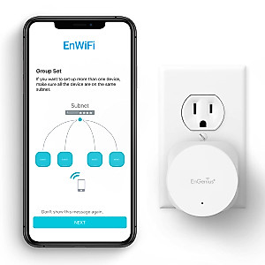 EnGenius Technologies ERP1 Universal Wi-Fi 5 Range Extender/Repeater Features AC1300, MU-MIMO, GigE Port, 120V Wall Plug-in, App Managed, up to 1000 sq ft of Coverage