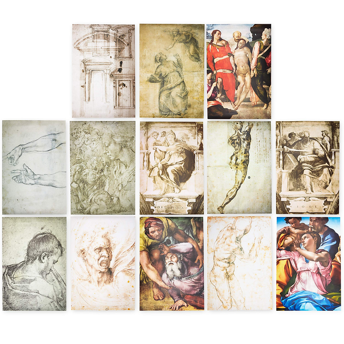 The Gifted Stationery Co. Ltd. 13''x19'' Posters - 20 Michelangelo Designs
