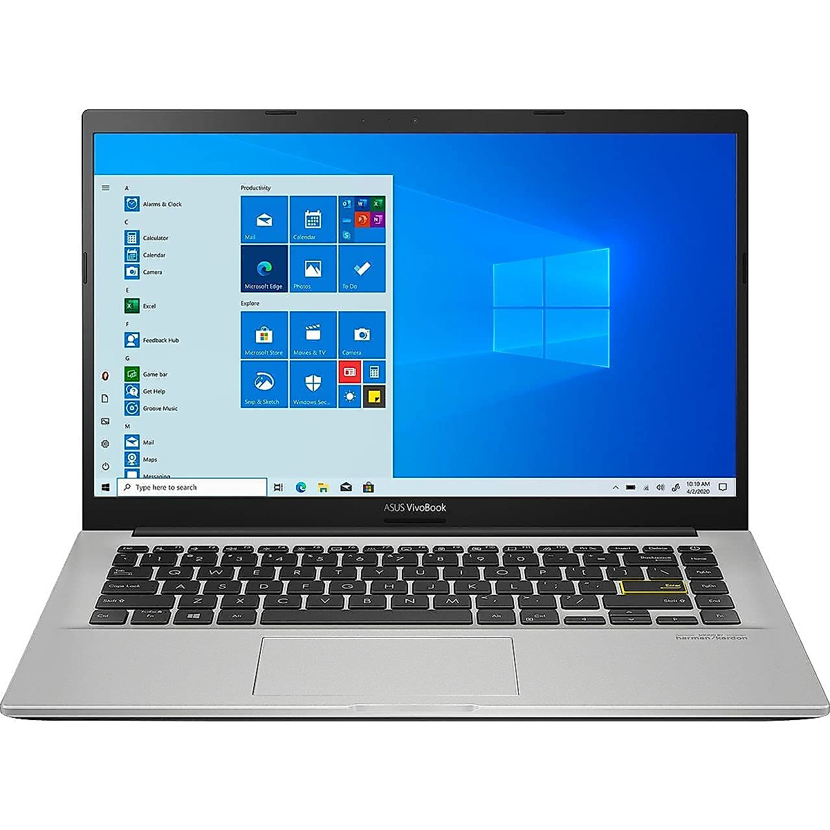 ASUS Vivobook 14'' FHD (1920x1080) Laptop, Intel i3-1005G1, 1.2GHz, 4GB DDR4, 512GB SSD, Intel HD Graphics 610, WiFi, Bluetooth, Webcam, HDMI, Windows 10 Home, White + Accessories