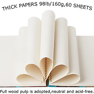 Van Gogh Aesthetic Art Large A4 Sketchbook Hard Cover Spiral Bound Mixed Media Thick Paper, Artist Sketch Book for Drawing Notebook for Kids Adults