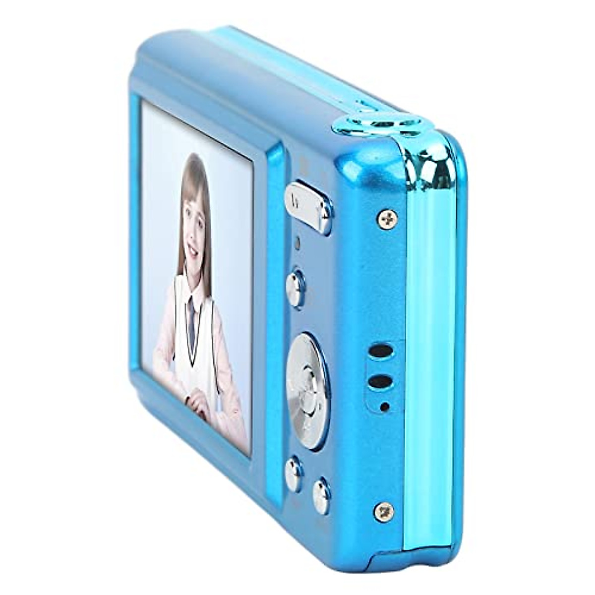 Digital Camera, 2.7in Mini Video Camera Pocket Camera with 8X Optical Zoom 48MP Vlogging Camera for Kids Teens Gifts(Blue)