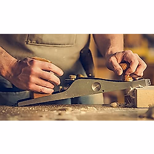 Double side 8" x 3" Leather Strop with Dual-sidedt Tape, Green & White Polishing Compound Kit for Honing & Sharpening Knives, Kitchen & Chef Knives, Straight razor, Wood Carving Chisels Brown