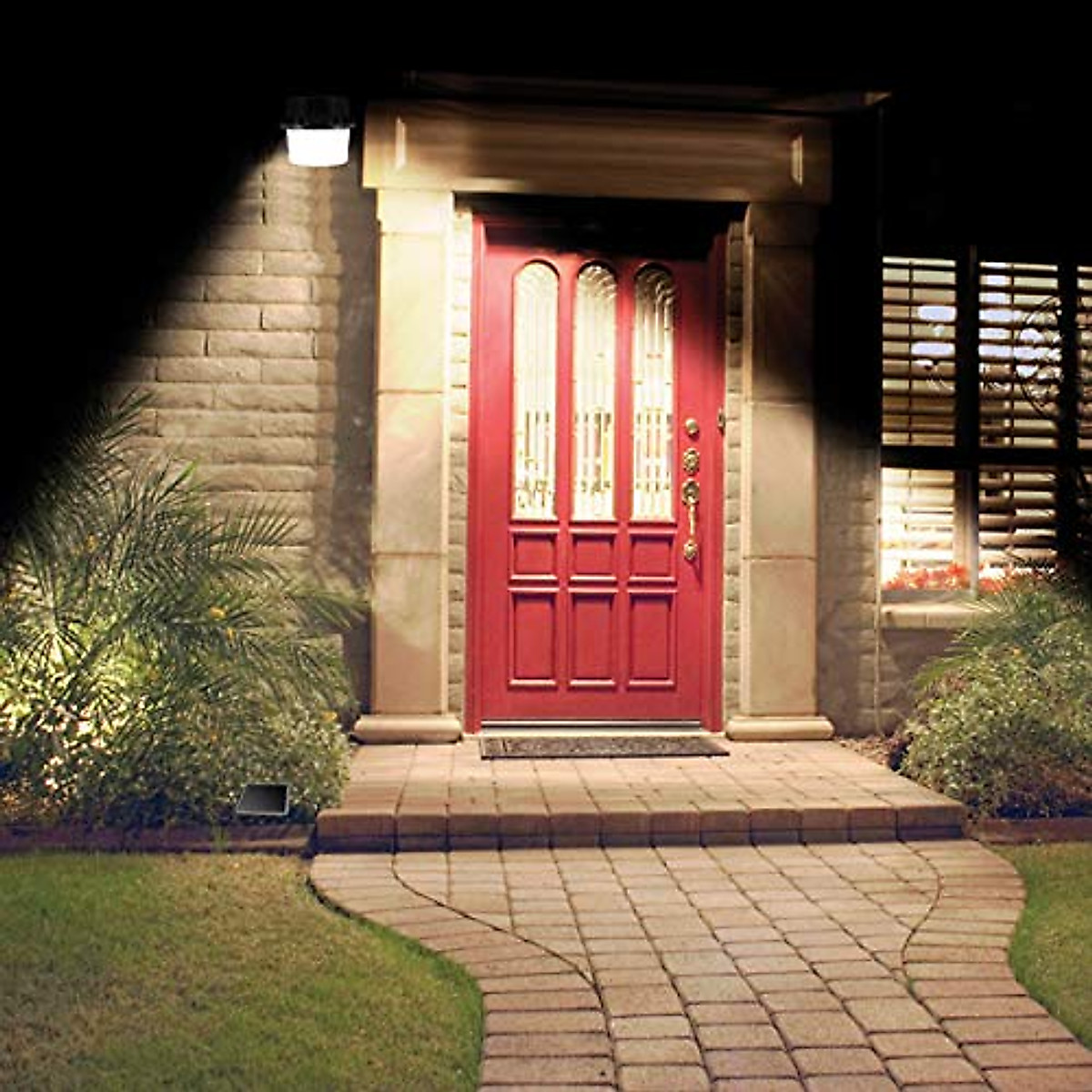 LED Yard light LED Outdoor Barn Light 35W LED Dusk-to-dawn (250-350W Equivalent), 5000K Daylight 4200LM, Floodlight, ETL-listedard Light for Area Lighting, Wet Location Photocell Included,50K 1Pack