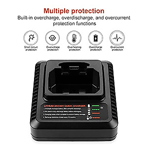 Powilling 36V/40V Max Fast Charger Replacement for Black & Decker LCS36 LCS40 for Black and Decker 36V/40V Lithium Battery LBXR36 LBXR2036 LBX36 LBX1540 LBX2040 LBX2540 LST540 LCS1240 LST136W