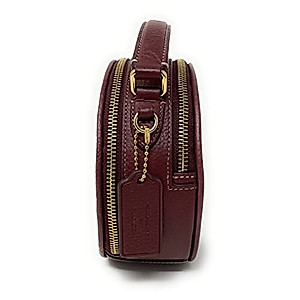 COACH Womens Canteen Crossbody Handbag In Leather (IM/Wine Multi With Snoopy Lights Motif)