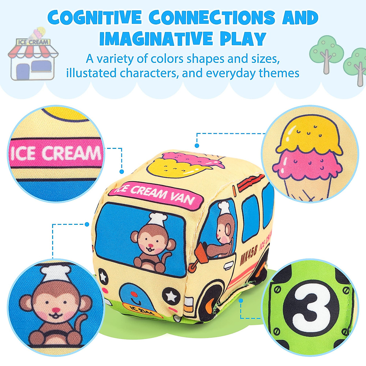 SYNARRY Soft Car Toys for 1 Year Old Boy, Baby Boy Toys 6 to 12 Months 12-18 Months, Kid Toy Cars for 1 Year Old Boys Infant with 1 Mat/Storage Bag, 1st Birthday Gifts for Toddler Toys Age 1(9 Sets)