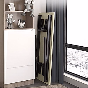 Computer Desk,47" Modern Simple Style Folding Tables,Home Office Writing Desk, Space Saving Foldable Table, No Install Needed