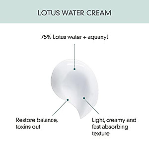 ROVECTIN] Clean Lotus Water Cream- Gentle and Vegan Moisturizer For Skin Purifying (2.0fl.oz, 60ml)