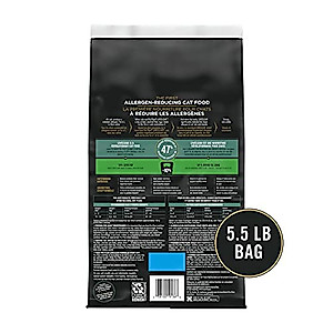 Purina Pro Plan Allergen Reducing, Indoor Cat Food, LIVECLEAR Turkey and Rice Formula - 5.5 lb. Bag