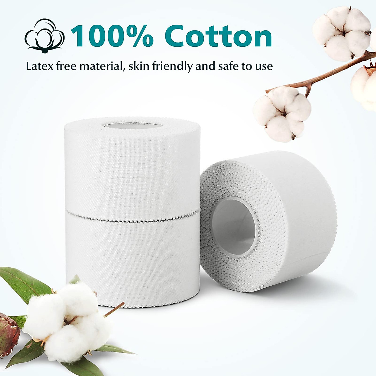 FOMIYES 6 Rolls Tape Muscle Tape Ankle Tape Injury wrap Athletic Trainer Tape Gymnastics Tape for Hands Knee Tape Trans Tape Tape Tapes Sliced Cotton Accessories