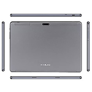 10 Inch Android Tablet pc, Android Tablet, 4 RAM 64GB ROM 128GB Expand, IPS HD,2.5D G+G Touch Screen,Google Certificated Wi-Fi Tablets,Dual Camera, Black-(with Leather case)…
