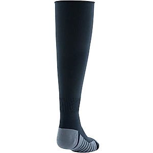 Under Armour Kids' Standard Soccer Over-The-Calf Socks, 1-Pair, Black/Graphite/White, Small