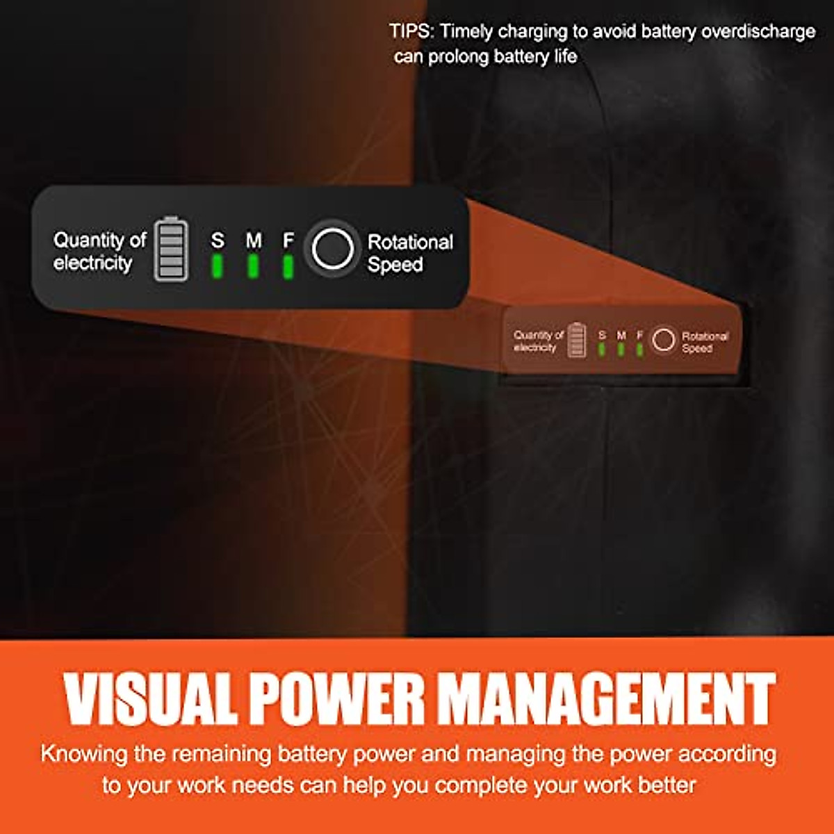 Brushless Motor Weed Eater, 3 Level Adjustable Speed Electric Weed Wacker Cordless Trimmer with Power Display, Portable Battery Powered Rechargeable Home Lawn Mower for Garden, Lawn, Yard