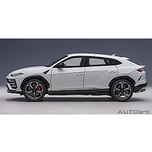 100 CLASSIC Licensed Remote Control Car Lamborghini Urus Series Compatible 1:24 Scale Full Function Electric Sport Racing Hobby Toy Car (White, 1:24)