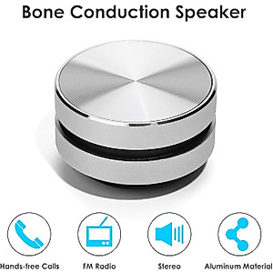 Inossa Conduction Speaker, Turn Any Surface into a Speaker, Anything Multifunctional Portable Bluetooth Wireless Mini Speaker Music Player