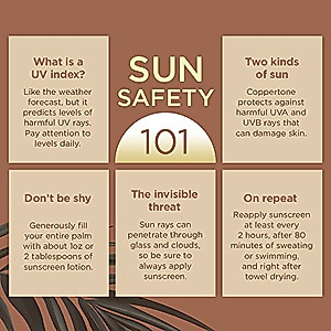 Coppertone Tanning Sunscreen Lotion, Antioxidant, Water Resistant Body Sunscreen SPF 8, Broad Spectrum SPF 8 Sunscreen, 8 Fl Oz Bottle For All Skin Tone