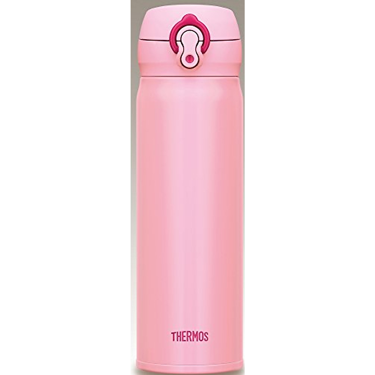 Thermos Stainless Steel Commuter Bottle, Vacuum insulation technology locks,0.5-L,Coral pink,[one-touch open type] ,JNL-502 CP