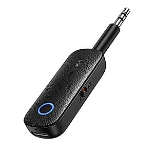 UGREEN Bluetooth 5.0 Transmitter and Receiver 2 in 1 Wireless 3.5mm Bluetooth Adapter, Dual Devices Simultaneously, Aux Bluetooth Audio Car Adapter Compatible with TV Car Home Stereo System Headphones
