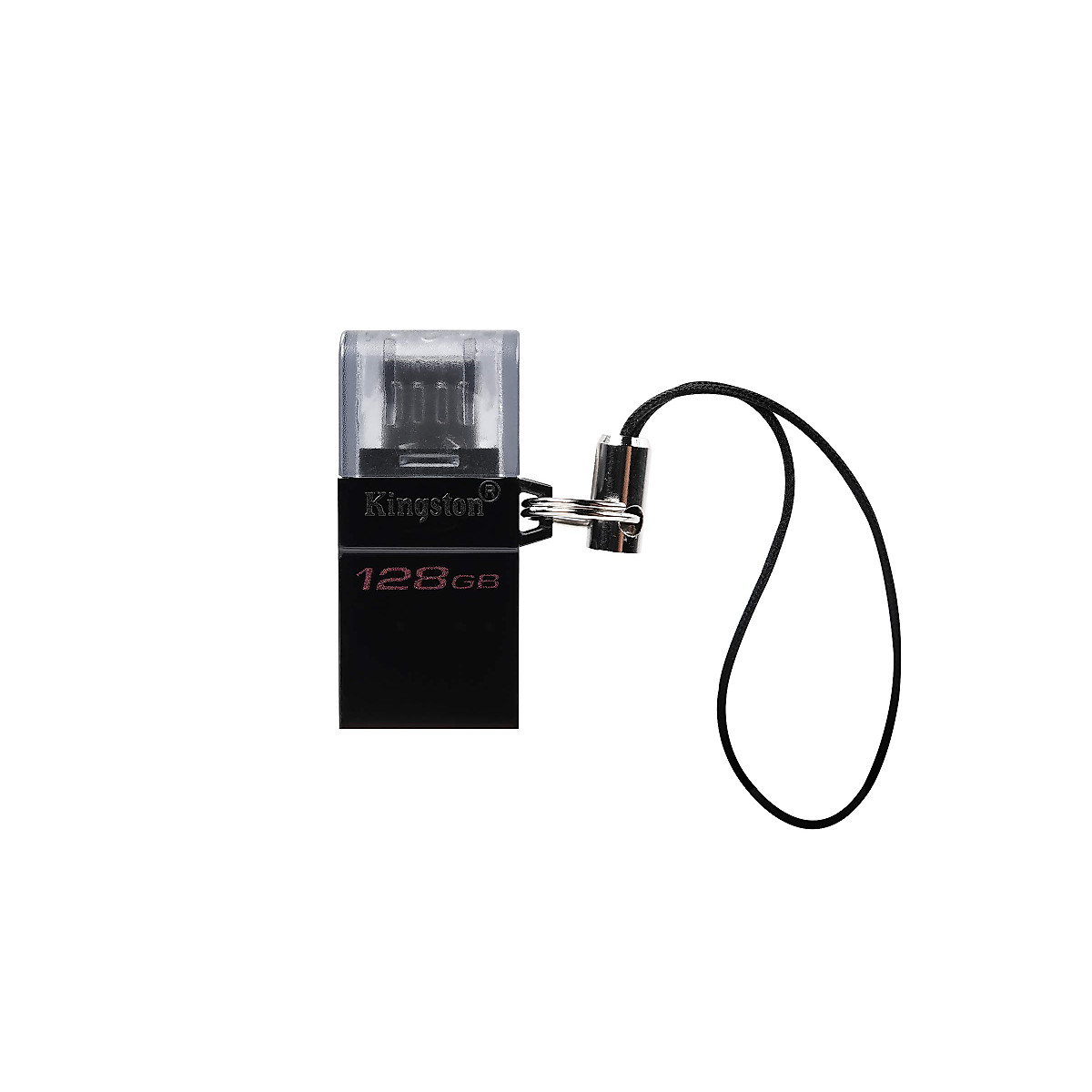 Kingston 128GB DataTraveler microDuo3 G2 Flash Drive + microUSB Supports USB OTG Functionality for Tablets and Smart Phones DTDUO3G2/128GB