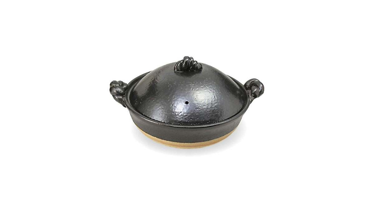 Handmade Japanese Donabe Clay Pot – 2.8L Capacity