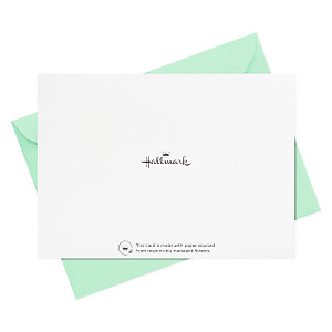 Hallmark Thank You Cards Assortment, Watercolor Greenery (50 Thank You Notes and Envelopes)