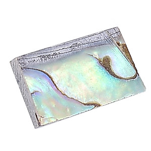 Guitars Fretboard Inlay Material, 10Pcs Abalones Shells Blanks Handle for Mosaic Art for Jewelry Design