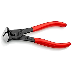 KNIPEX End Cut Nippers,Red and Silver
