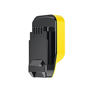 Dual-Tool Battery Adapter Upgraded for Black and Decker 20v MAX (Not 18v) Tools or for Porter Cable 20v MAX (Not 18v) Tools - Compatible with DeWalt 20v MAX Battery Power - 1 Adapter Only