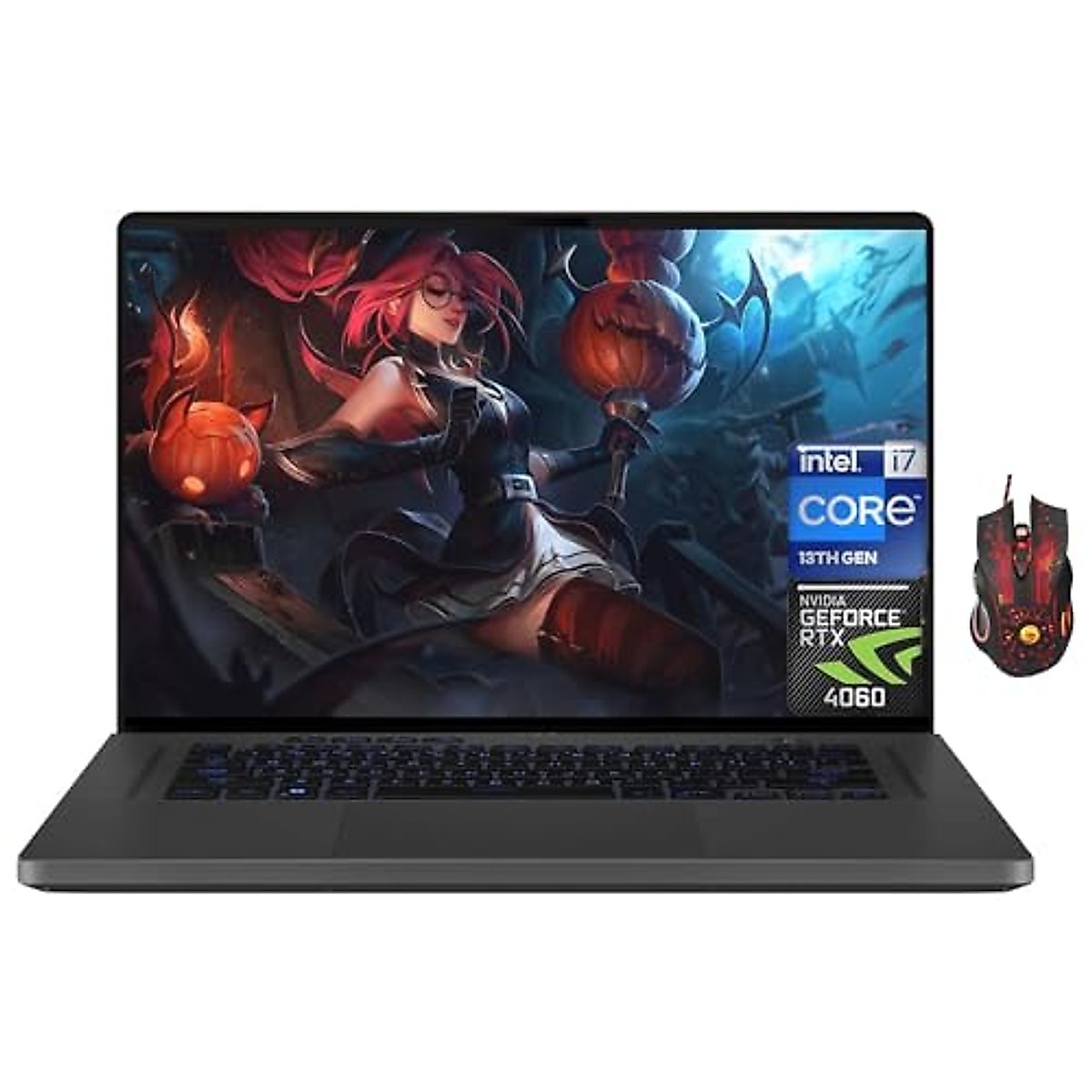 ASUS ROG-Zephyrus-G16 Gaming Laptop Computer - 16" 165Hz Display, CPU i7-13620H Processor, NVIDIA GeForce RTX 4060, 16GB RAM, 1TB SSD, Backlit Keyboard, WiFi 6, Win 11 Home with Gaming Mouse