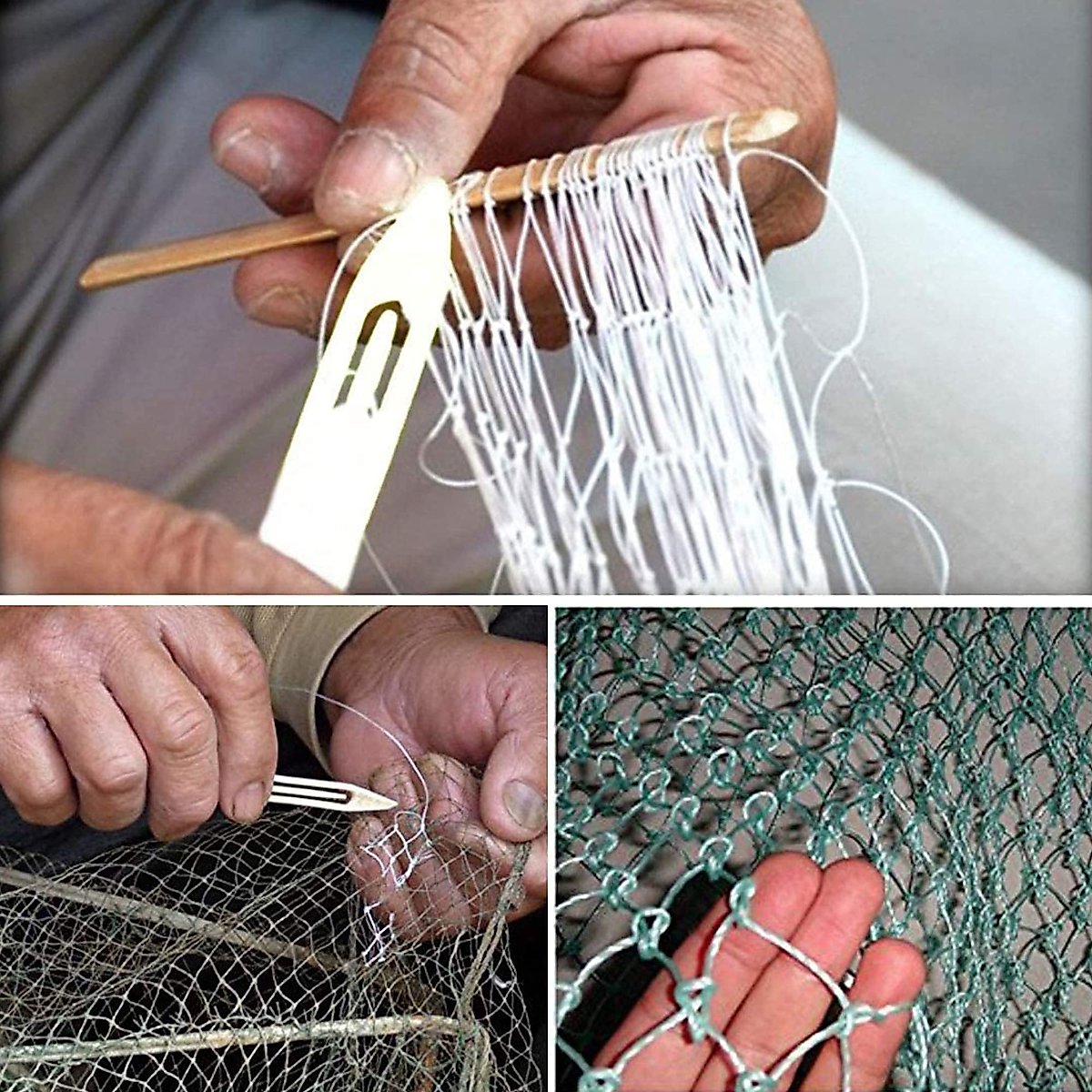 Fishing Netting Needle Shuttles Net Repair Needle Kit - 7/21pcs Cast Net Needles Fishing Net Sewing Needles Size 3 4 5 6 7 8 9