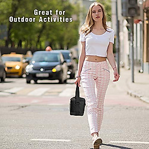 AIRBUYW Insulated lunch Bag, 6 Cans Small Insulated Cooler Box Tote Container Lunch Bag Pack With Adjustable Strap For Women Men