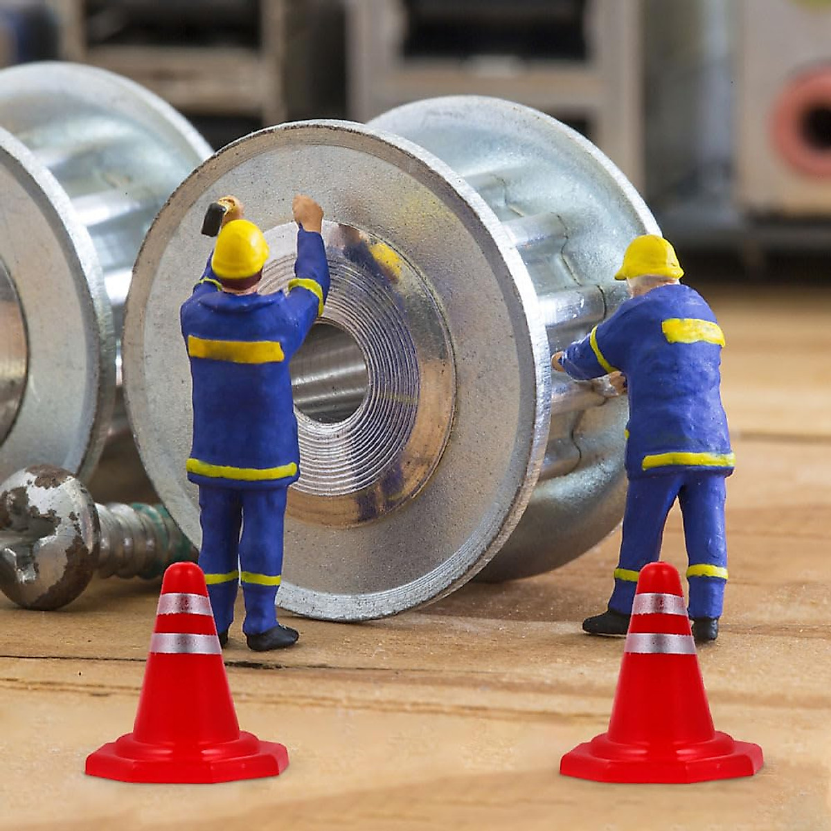 Mini Traffic Cones Toy 20Pcs Mini Construction Cones Small Cones for Sports Training