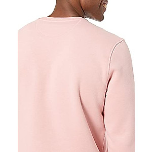 Amazon Essentials Men's Fleece Crewneck Sweatshirt (Available in Big & Tall), Pink, Medium