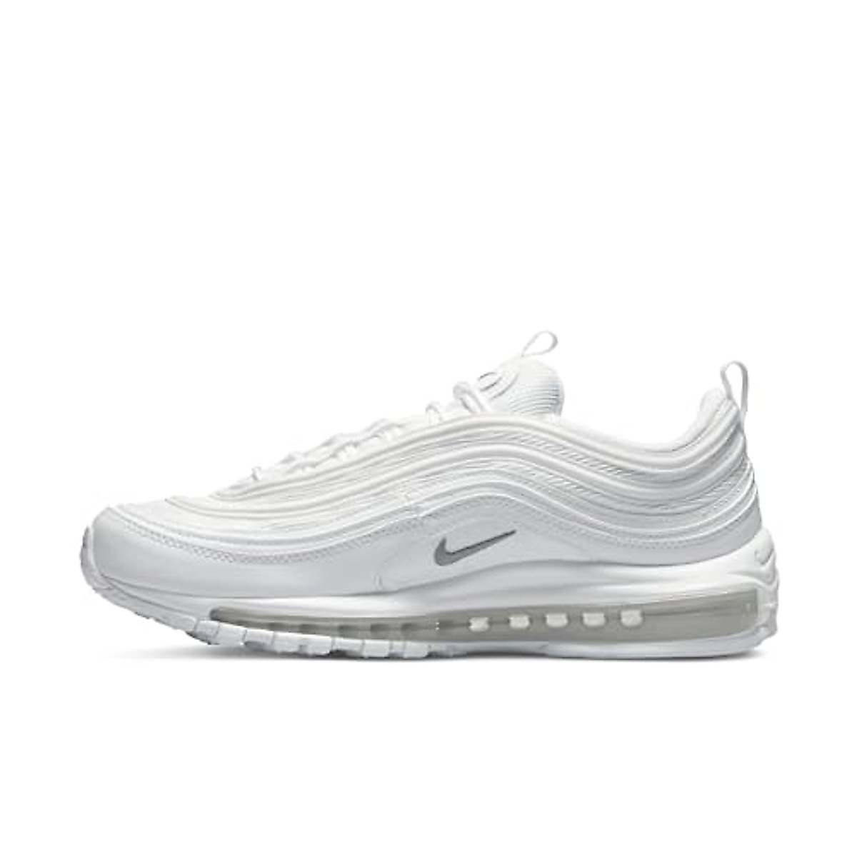 Nike Men's Air Max 97 Shoes, Multicolour White Reflective Silver Wolf Grey 105, 12