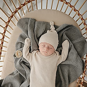 mushie Extra Soft Bassinet Muslin Crib Sheet | 30" x 16" (Tradewinds)