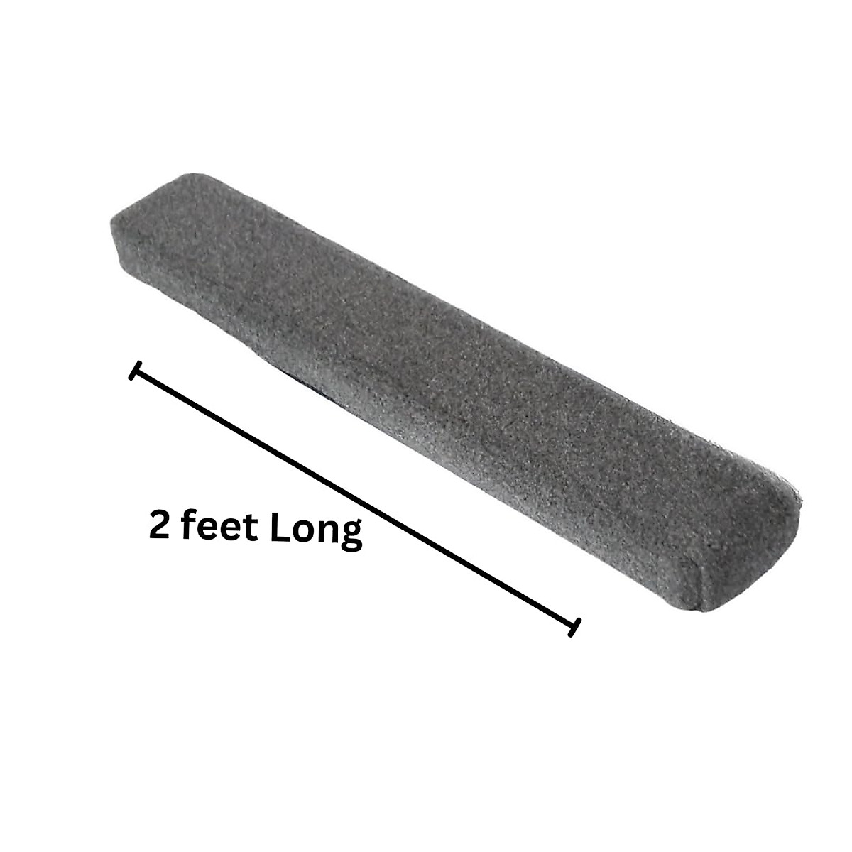 Set of 20oz Carpeted Boat Trailer Bunks, 2"(in.) x 4"(in.) x 2'(ft.) Long, Midnight