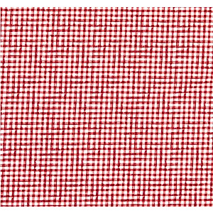 Michael Miller Liberty Gingham, Red 15 Yard Bolt