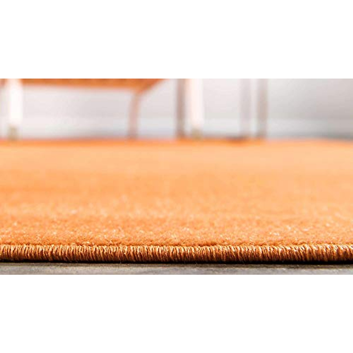 Unique Loom Williamsburg Collection Area Rug - Solid (7' 10" x 10' Rectangle, Salmon)