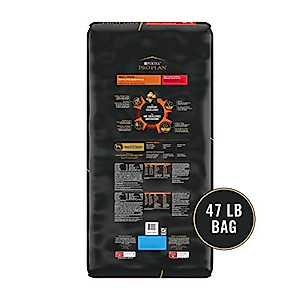 Purina Pro Plan High Protein Dog Food With Probiotics for Dogs, Shredded Blend Beef & Rice Formula - 47 lb. Bag