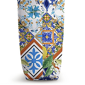 Citrus,lemons,mosaic,flowers,azulejo,tiles,Portuguese art Tote Bag