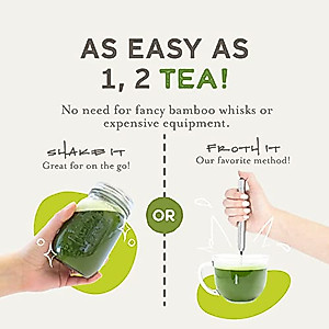 SEN CHA Naturals Organic Everyday Matcha Powder, Authentic Japanese Matcha Green Tea Powder, Premium First & Second Harvest Culinary Grade Organic Matcha Tea, Lattes & Baking, 12oz Bag (1 Pack)