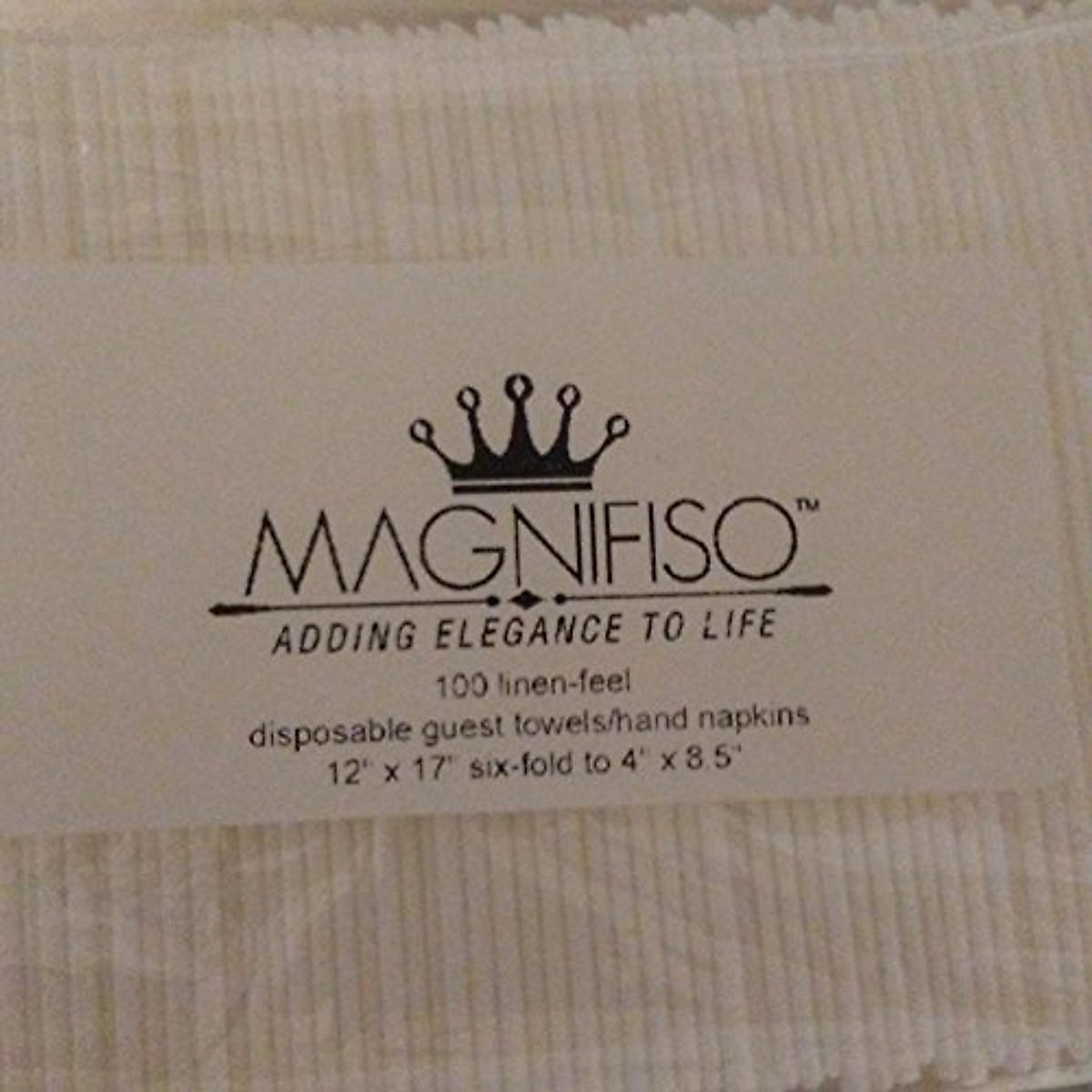 Disposable Guest Towels / Dinner Napkins - 100 Pack.- Elegant, Super Soft & Absorbent - Dining, Entertaining, Weddings, Breakroom, Powder Room. Made In USA