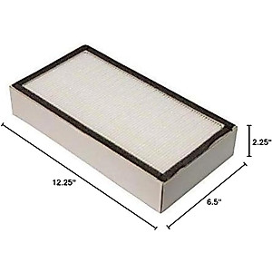 LifeSupplyUSA True HEPA Filter Replacement Compatible with Hunter 30966, 30747, 30748, 30750, 30856, 37748, 37750 Air Purifier